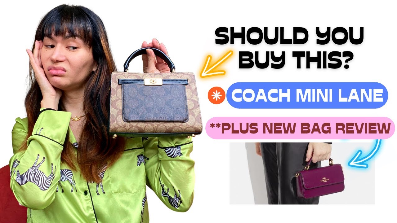 WATCH THIS BEFORE BUYING! COACH Mini Lane and Mini Josie Bags Review ...