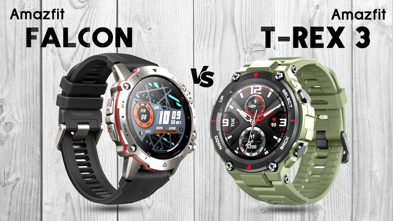Amazfit Falcon vs Amazfit T Rex 3 - YouTube