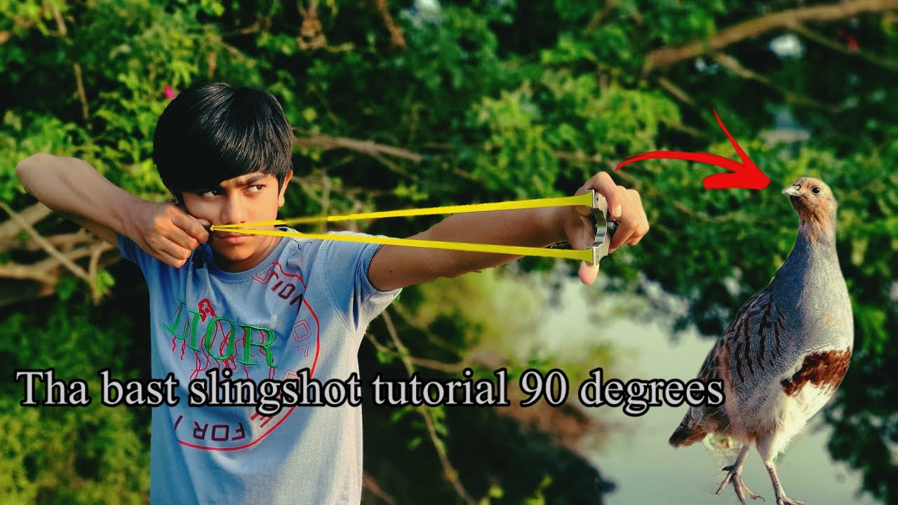 Tha bast slingshot 90 degree shoting and practice in pakistan - YouTube