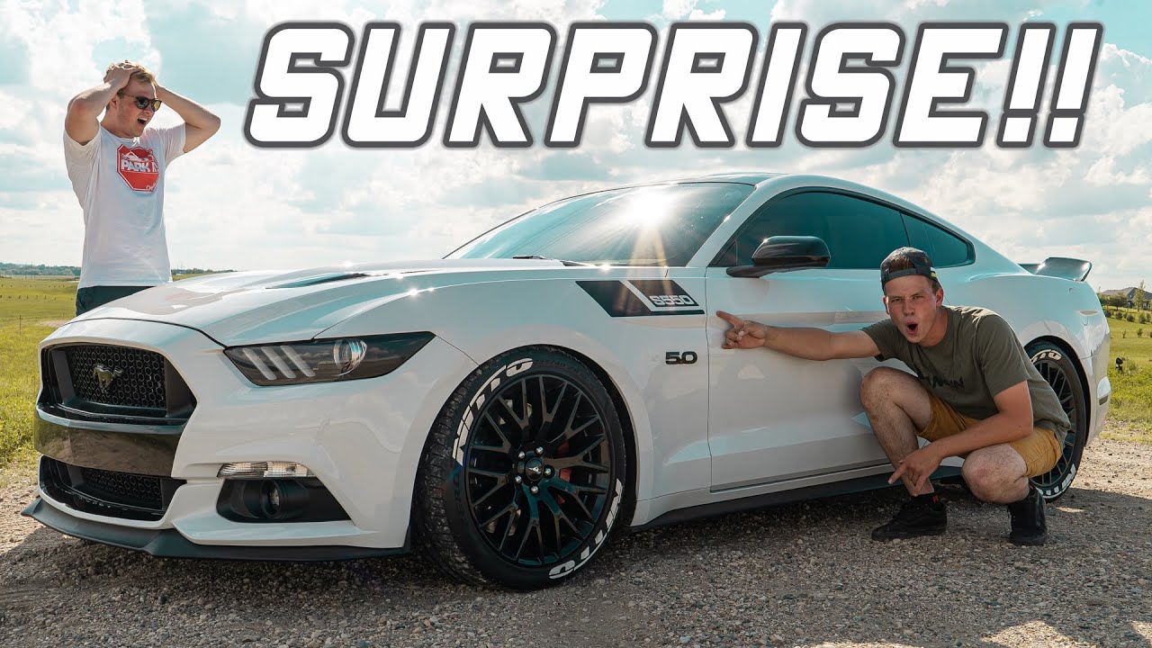 HE SURPRISED US WITH A NEW MUSTANG!! (850+HP) - YouTube