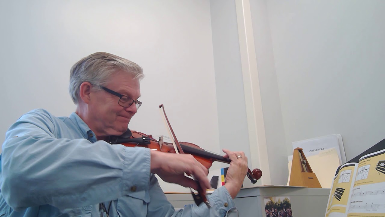 Minor Details Essential Elements Book 1 #129 for violin or viola - YouTube