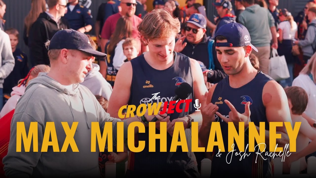 Our interview with MAX MICHALANNEY | Pre AFL Gather Round Open Training ...