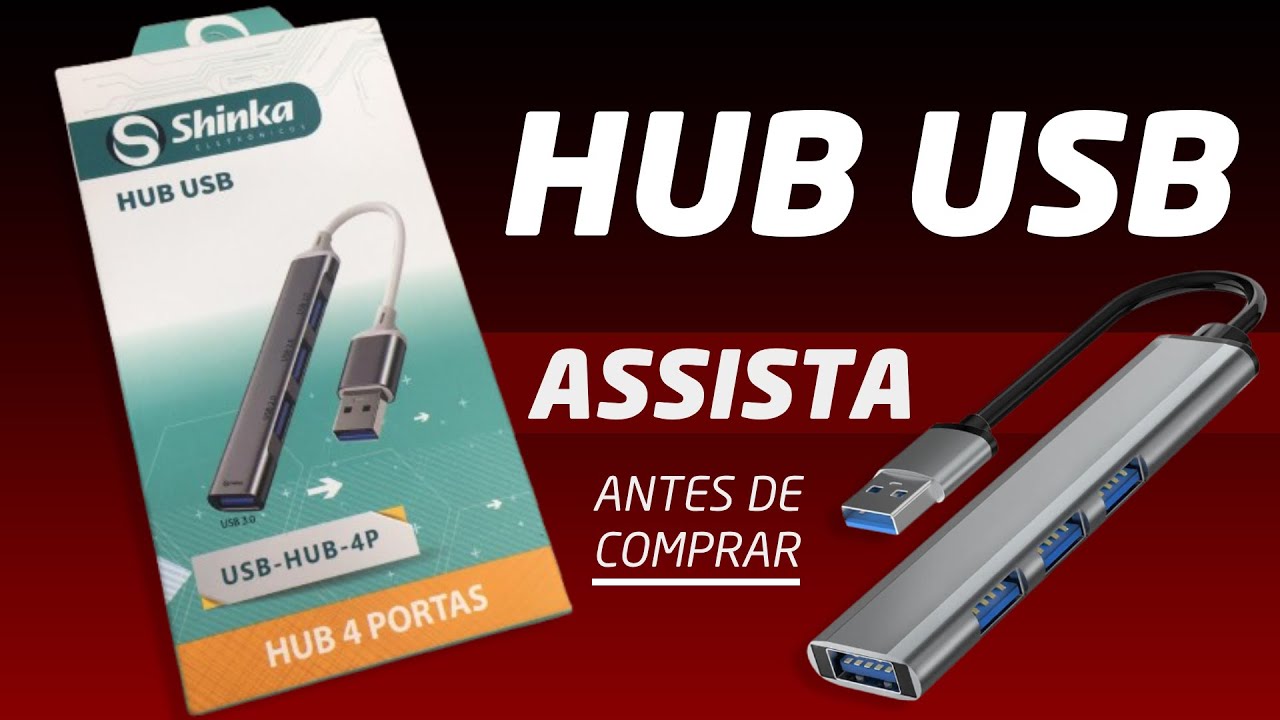 UNBOXING e Impressões: Expansor Hub Usb 3.0 4 em 1 Super Rápido 5.0 ...
