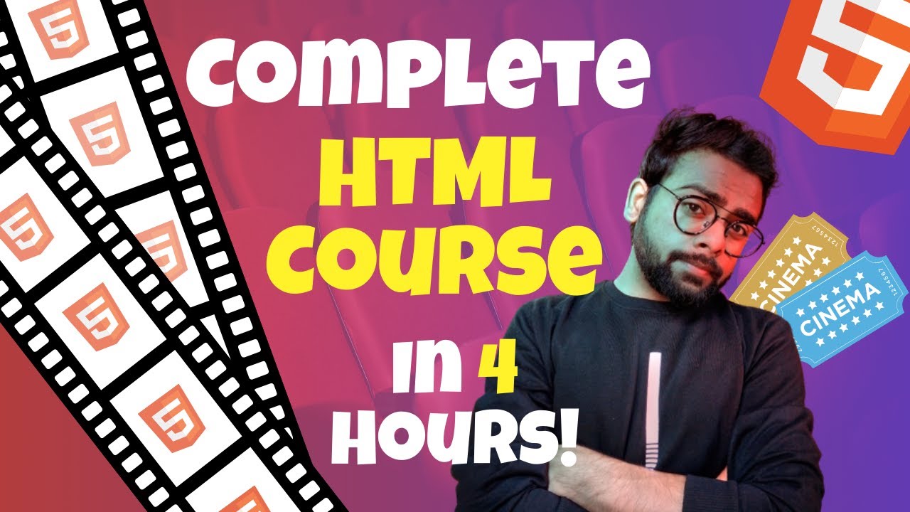 Complete HTML course in 4 hours | @codingwithcode3083 - YouTube