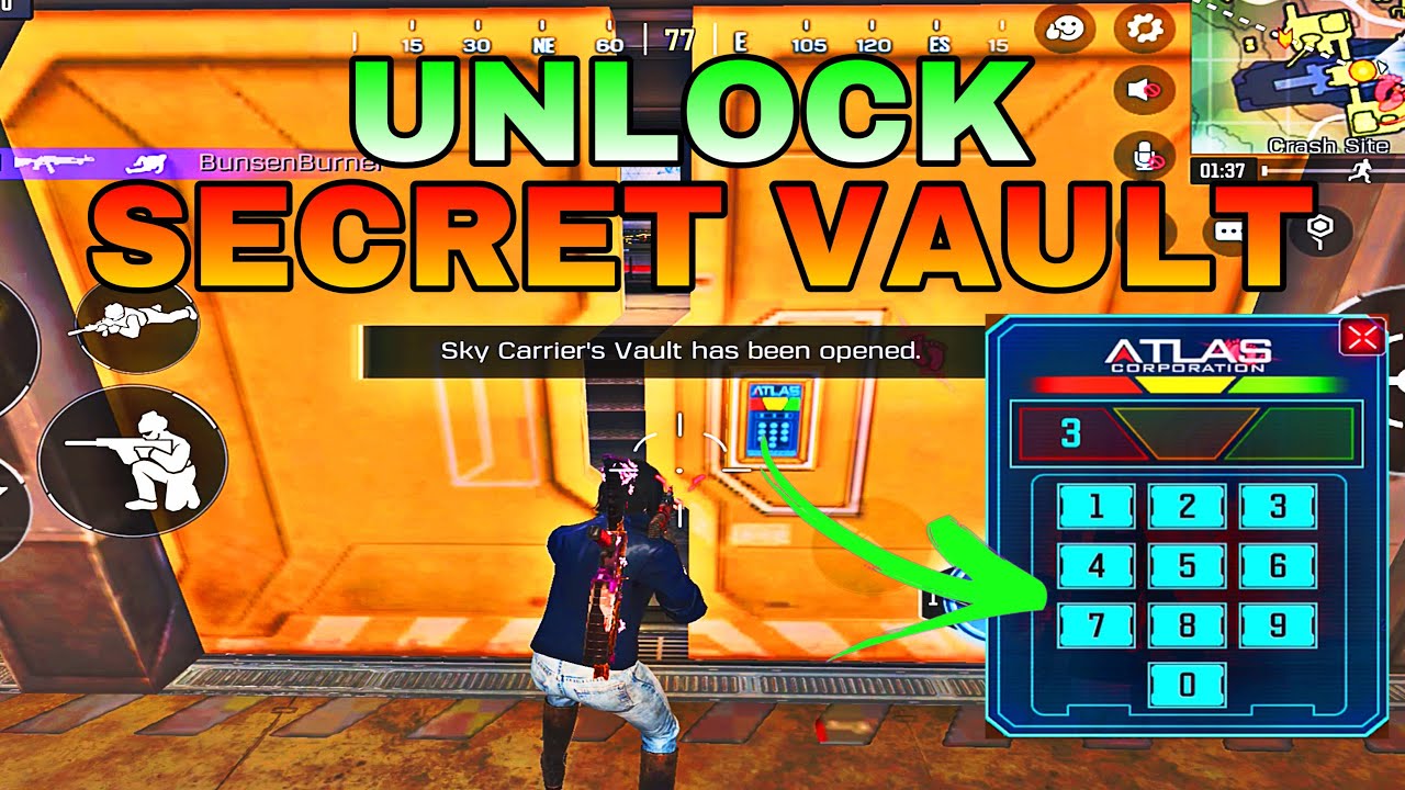 How to Open Sky Carrier Vault in CODM | Unlock Secret Vault in Crash ...