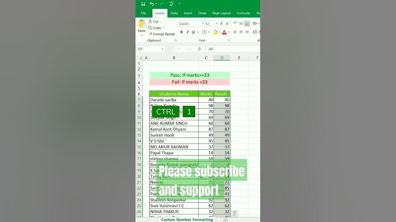 Custom Numbers Formatting In Excel Tips And Tricks 🙂 😀 Exceltips Tutorial Exceltech Youtube