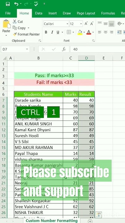 Custom Numbers Formatting In Excel Tips And Tricks 🙂 😀 Exceltips