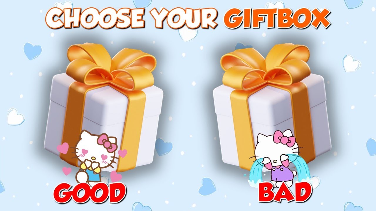 Bad or Good 🤍Choose Your Gift Hello Kitty Edition - YouTube