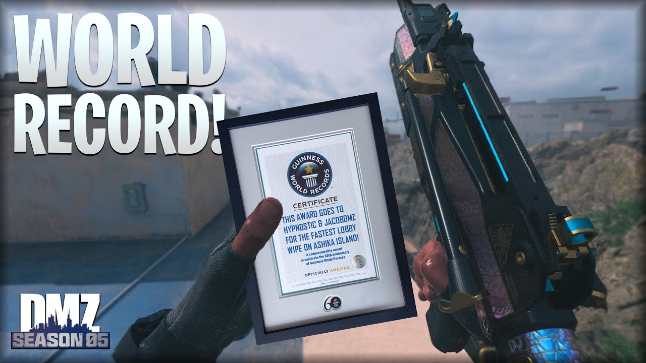 WE BROKE THIS DMZ WORLD RECORD!? Ft. @JacobGZW - YouTube