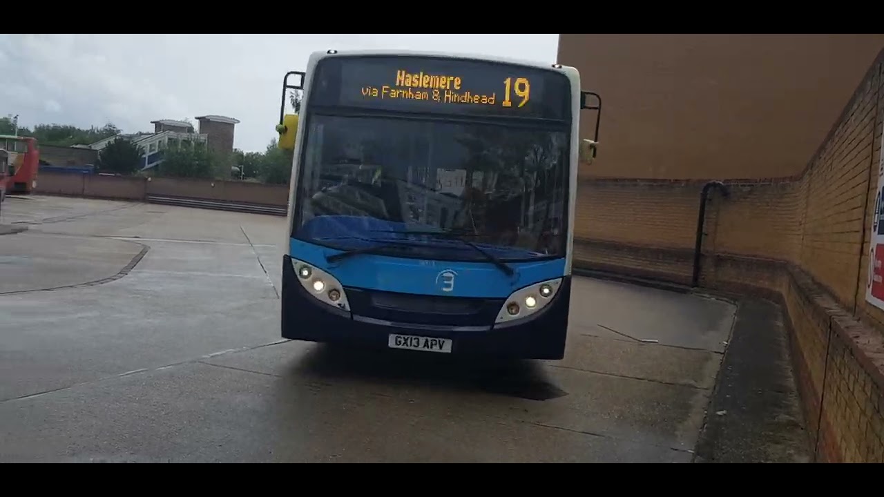 Here is the stagecoach bus 36913 on the number 19 in Aldershot with the ...