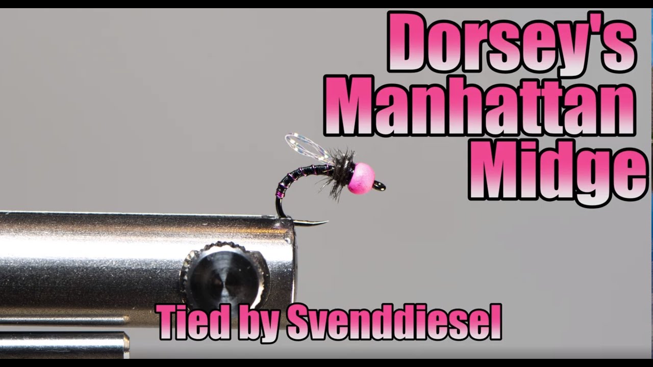 Dorsey's Manhatten Midge Fly Pattern Tutorial - YouTube