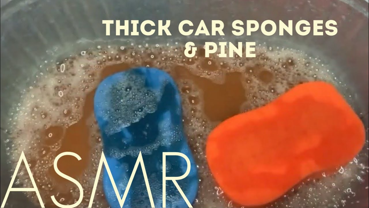 Pine Mix & Tough Car Sponges - YouTube
