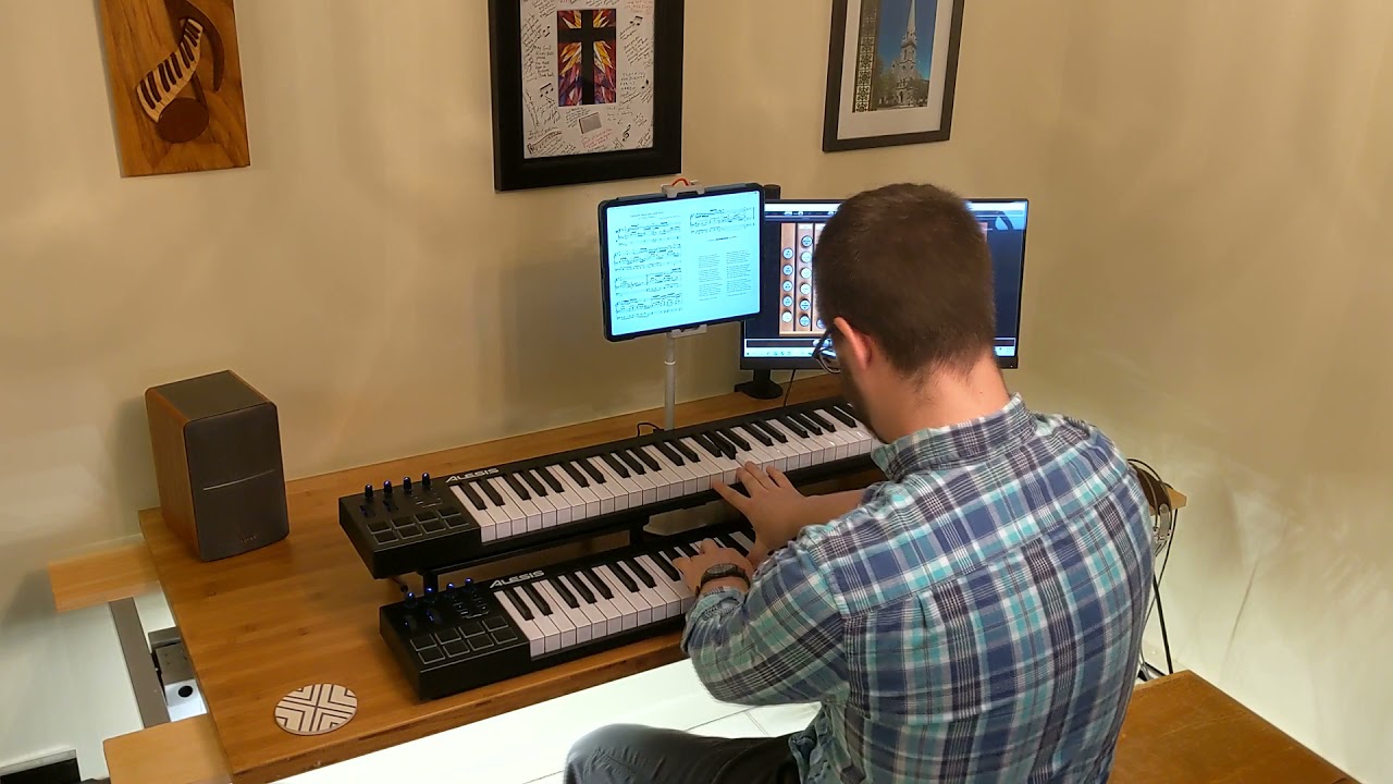 Liebster Jesu - Bach on Hauptwerk Friesach Organ - YouTube