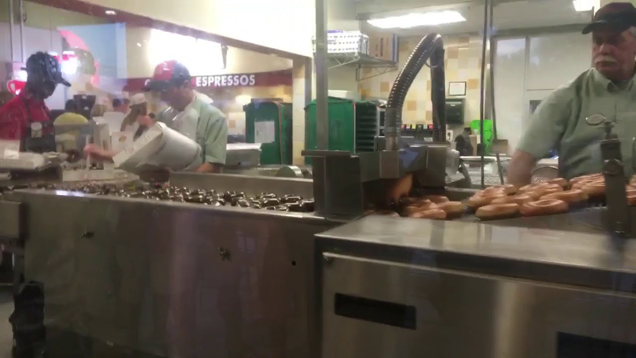 Eclipse Krispy Kreme donut made - YouTube