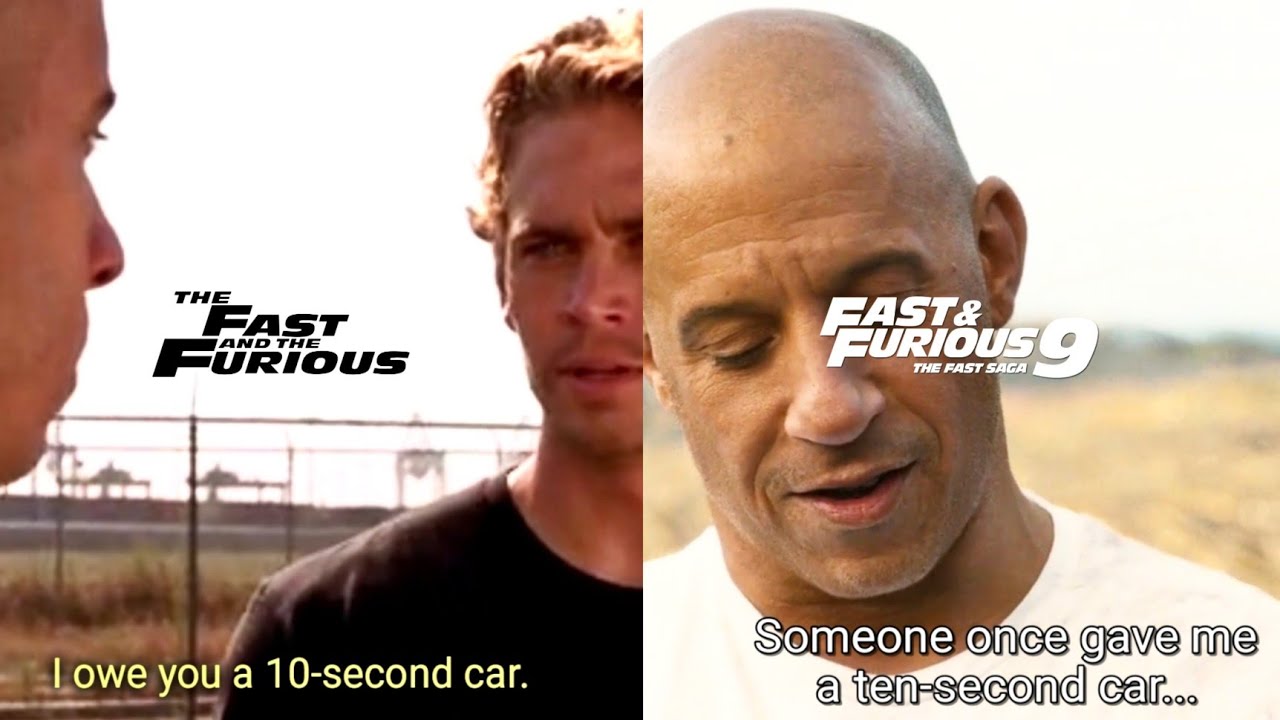 "I Owe you a 10-second Car" Scene 🔥🤩 - F9 vs The Fast and the Furious ...