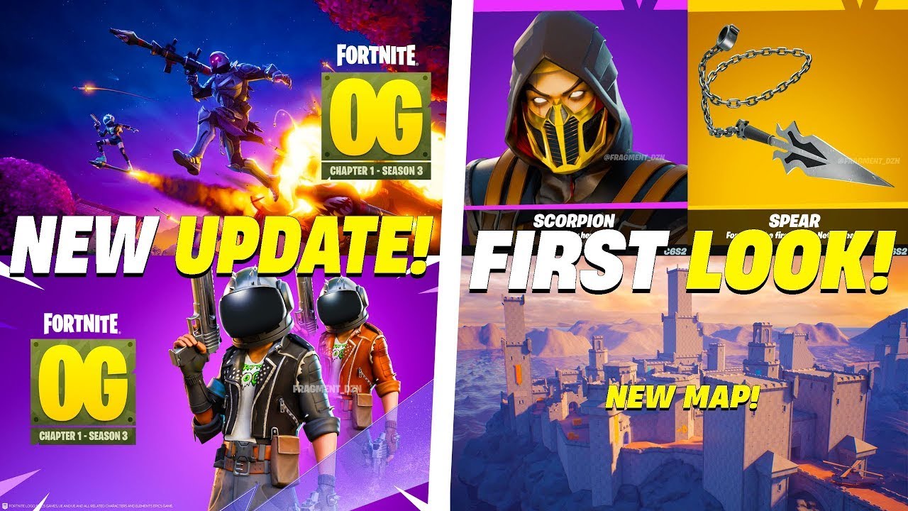 🔴Fortnite OG Season 3 New Update – Meteor Showers & New Skins! - YouTube