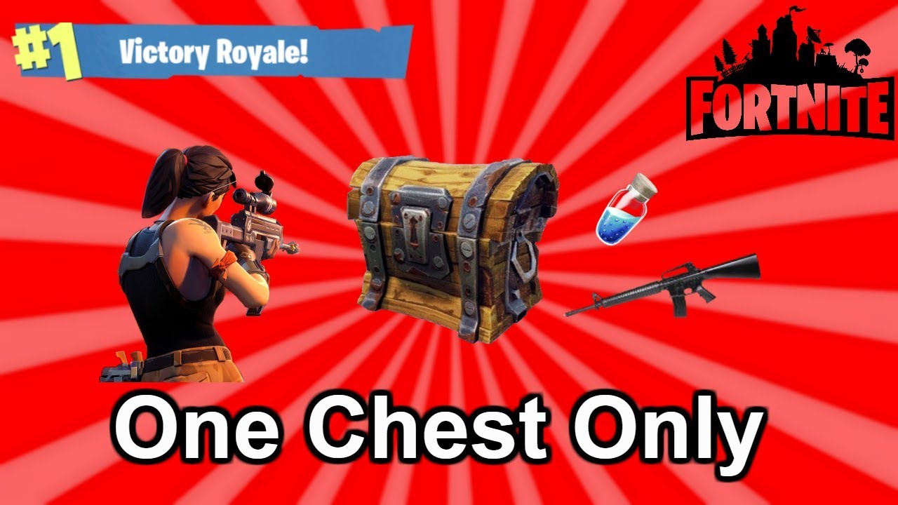 The One Chest Challenge | Fortnite Battle Royal - YouTube