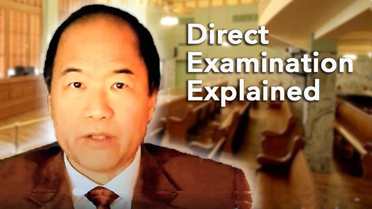 What happens during direct examination? - YouTube