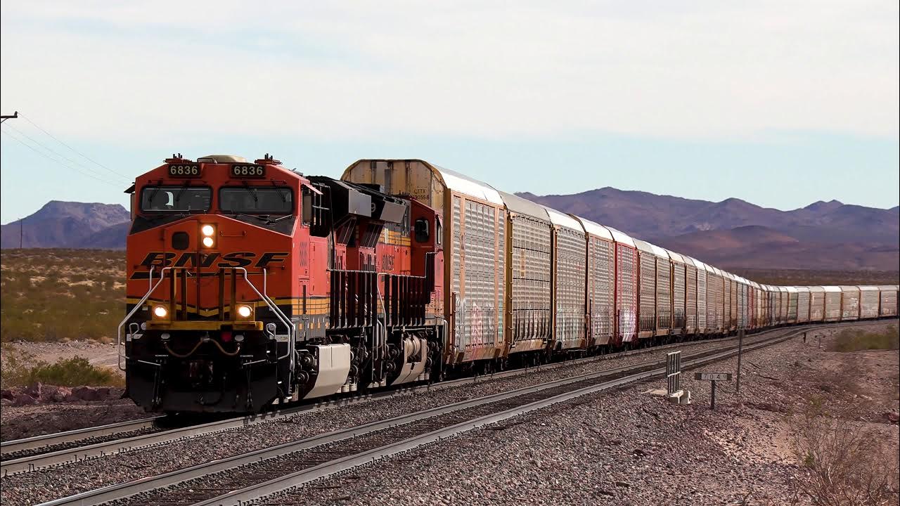 Railfanning BNSF Needles subdivision (4K) - YouTube