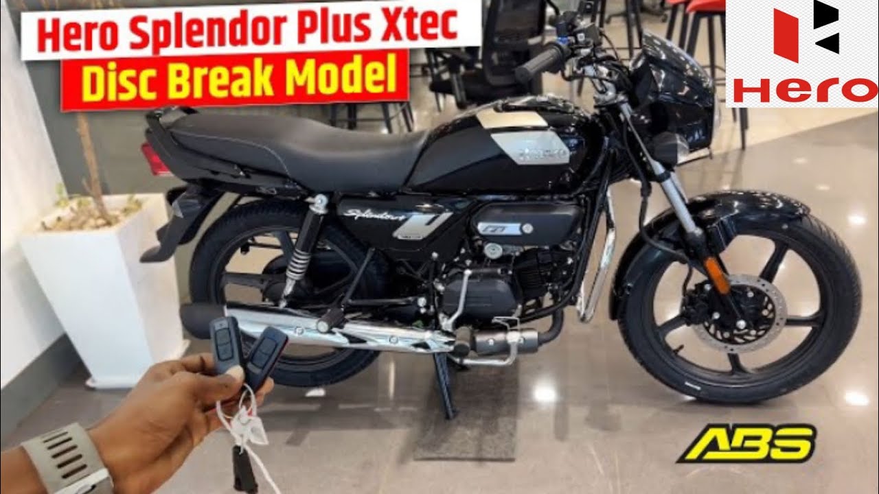 Hero Splendor Plus Xtec Disc Brake Model Detailed Review Price Features ...