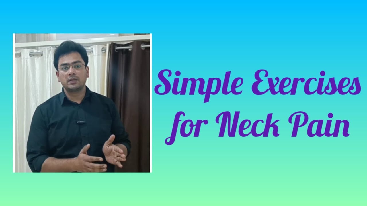 Simple Neck Exercises | Neck Exercises for Beginners - YouTube