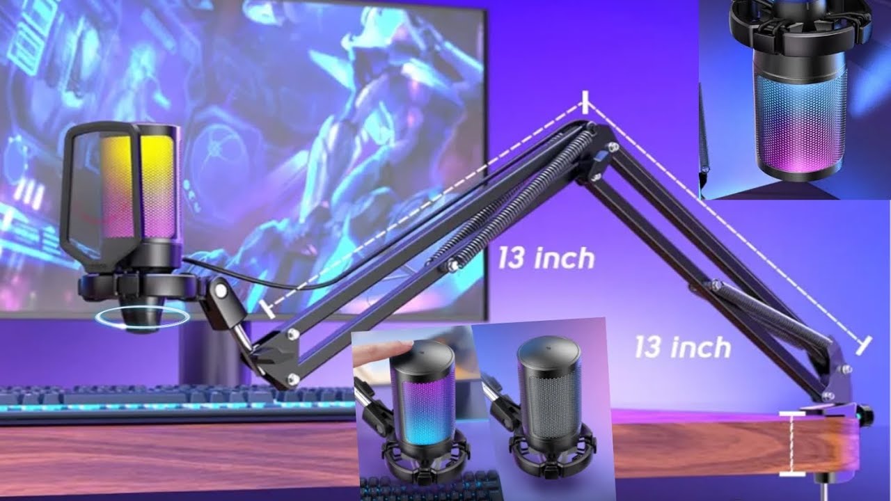 Fifine A6T Microphone Condenser with Stand Unboxing | Unboxing Fifine ...