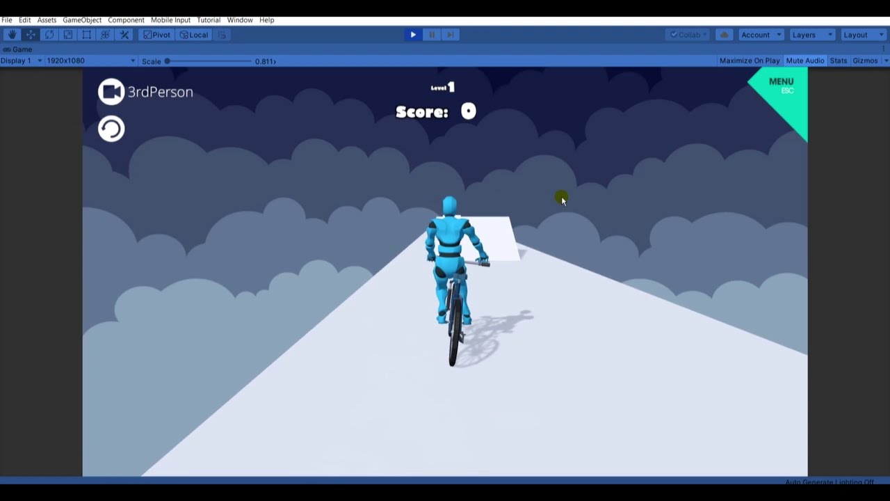 Bicycle with IK in Unity - YouTube