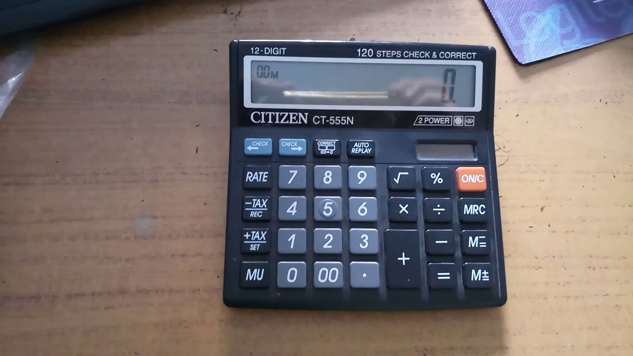 Citizen 12 digit calculator product review - YouTube
