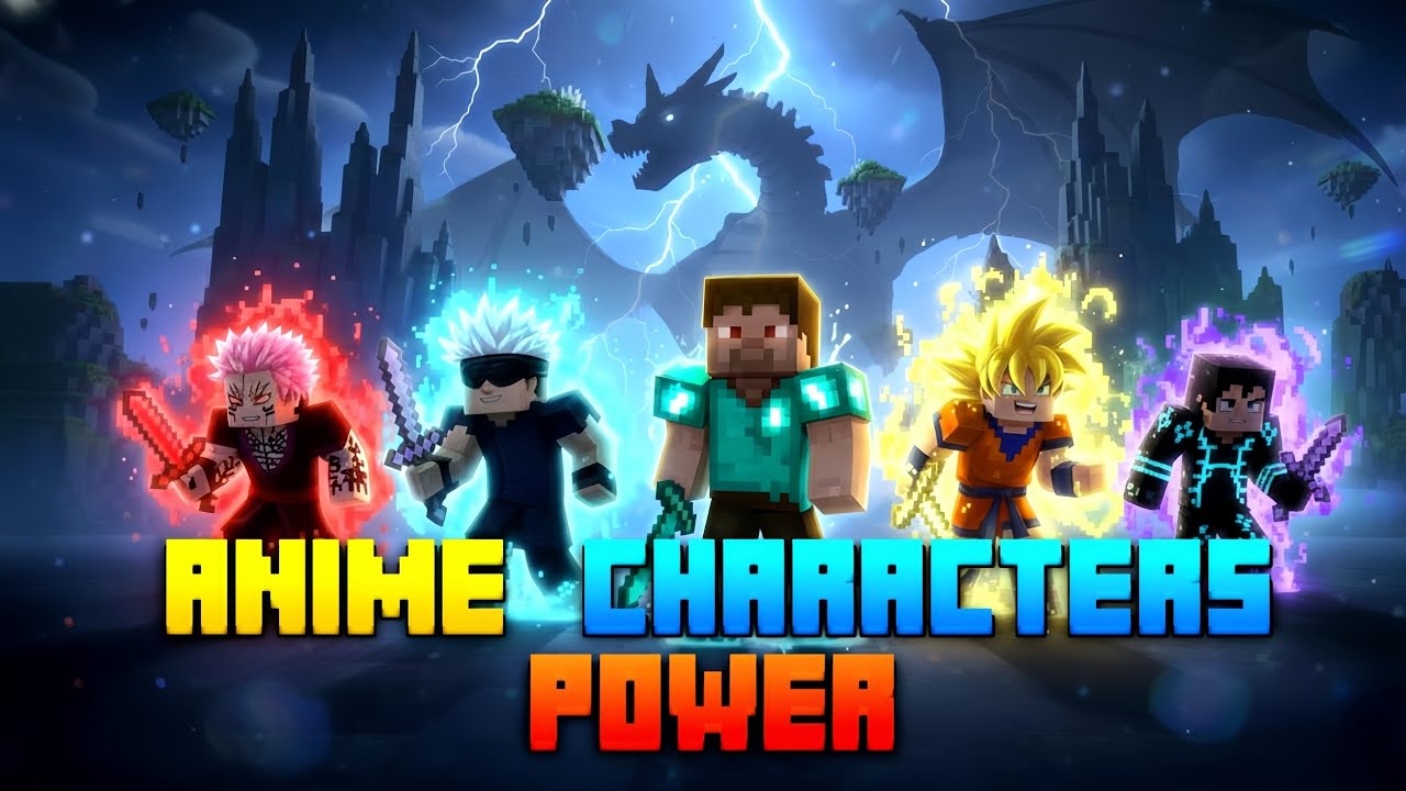 Using ANIME Powers to Beat Minecraft (INSANE!) - YouTube