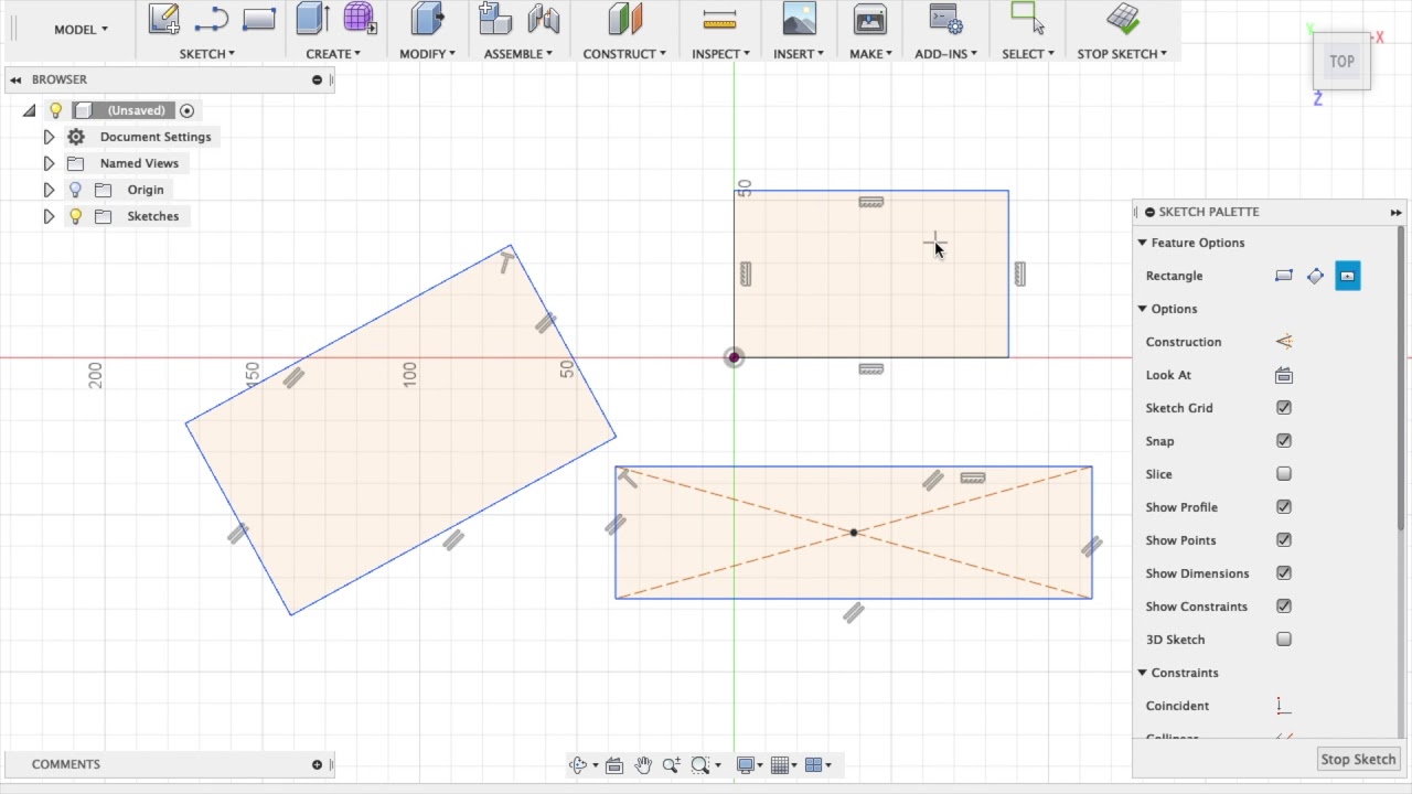 Basic of Fusion 360 | Part 1 | Installation and Basic sketching - YouTube