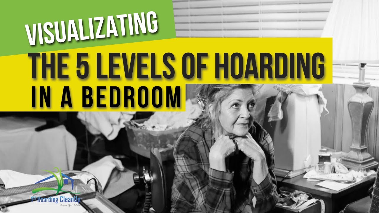 Visualizing the five levels of hoarding in a bedroom - YouTube