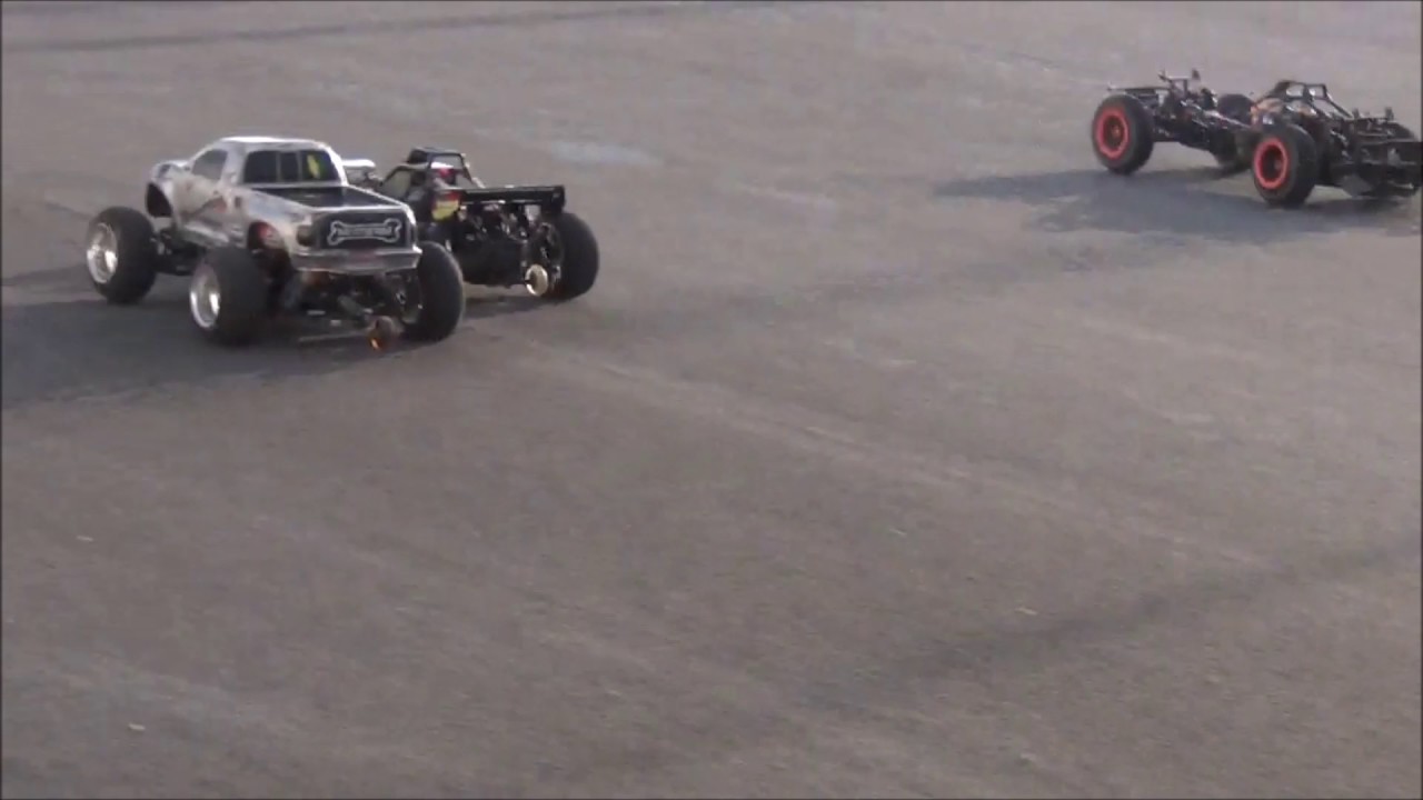 Baja's Fg's drag racing fun Bmore RC - YouTube