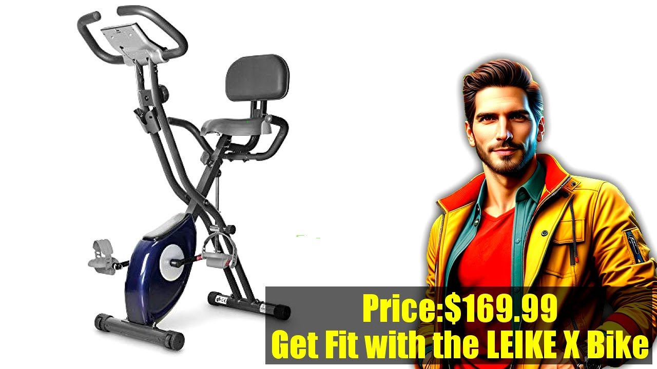 Buy LEIKE X Bike Ultra-Quiet Folding Exercise Bike, Magnetic Upright ...