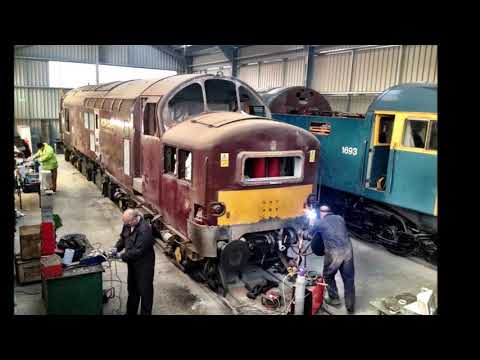 Class 37 D6498 Restoration Part 1 - YouTube