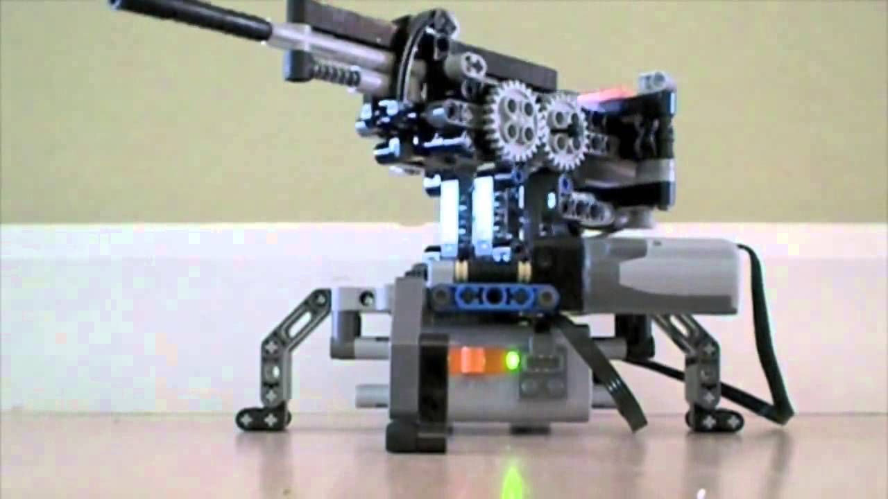 Plataforma Lego NTX Robótica, simulandor de metralhadora. - YouTube