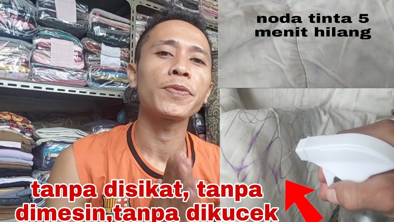 tips menghilangkan noda tinta di laundry kiloan sederhana. - YouTube