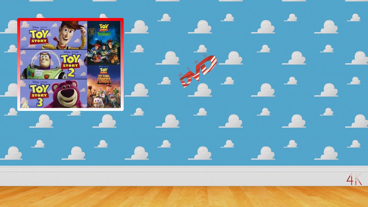 Menu de DVD-Sessão Pipoca: Toy Story 1-5 (De 1995-2014) Em 4K - YouTube