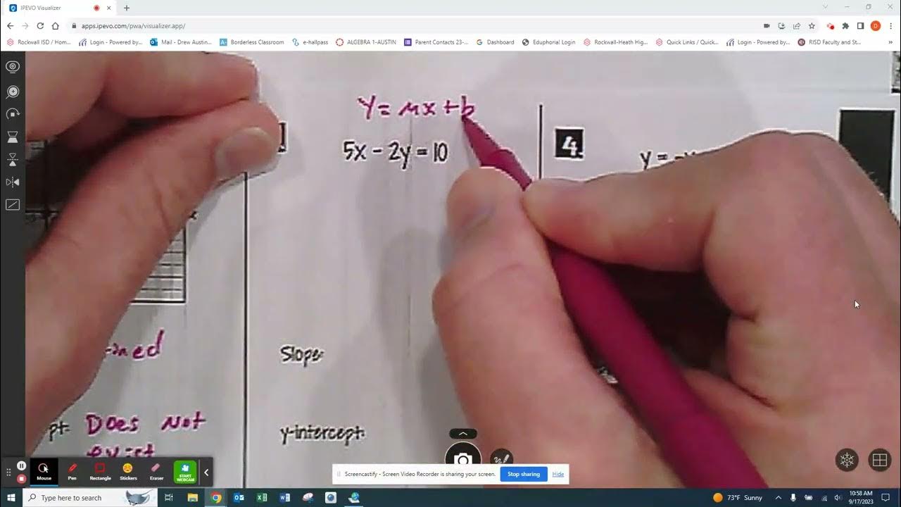 2 4 Key Features of Linear Functions - YouTube