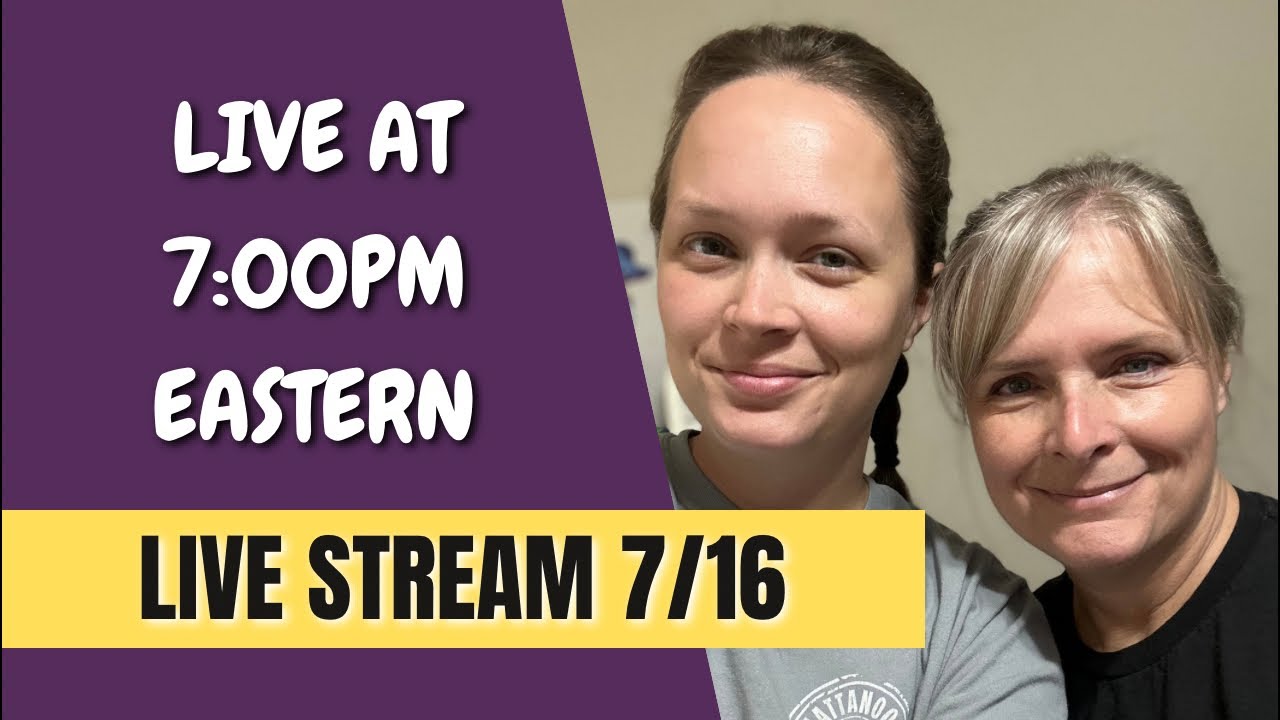 Live Stream 7/16 at 7:00pm Eastern - YouTube