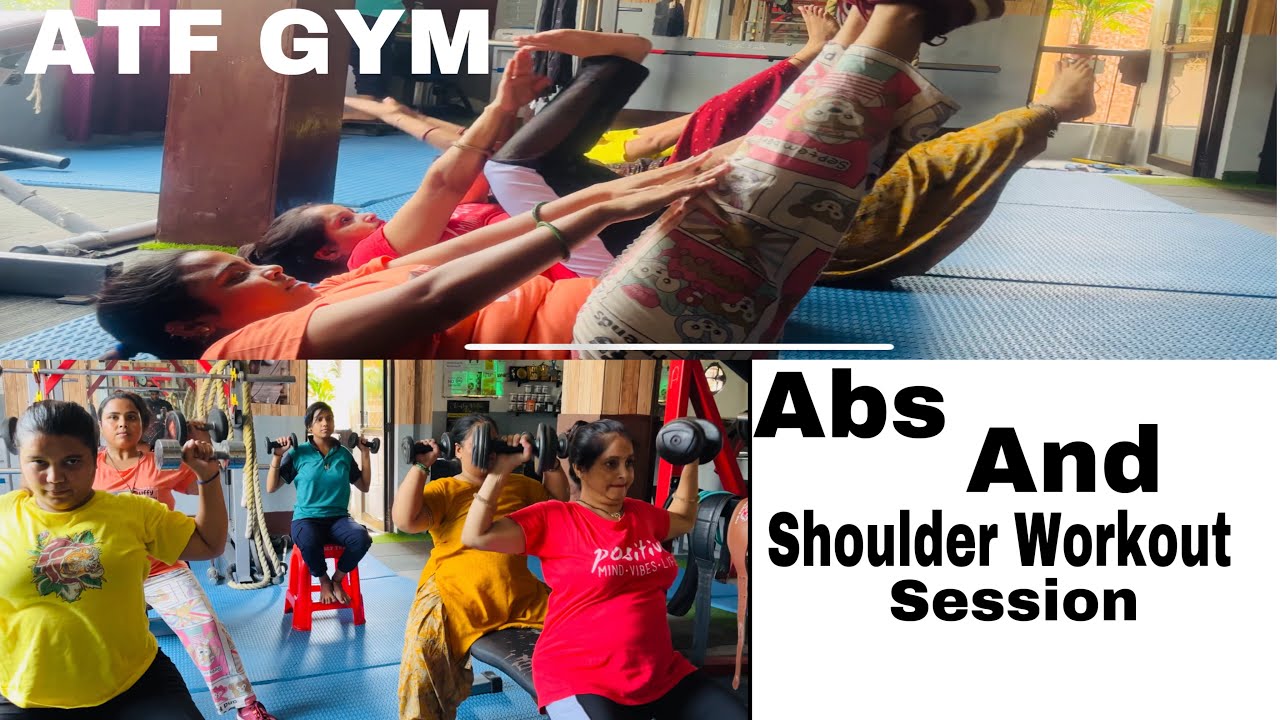 Abs and Shoulder Workout (Home Workout) From ATF GYM - YouTube
