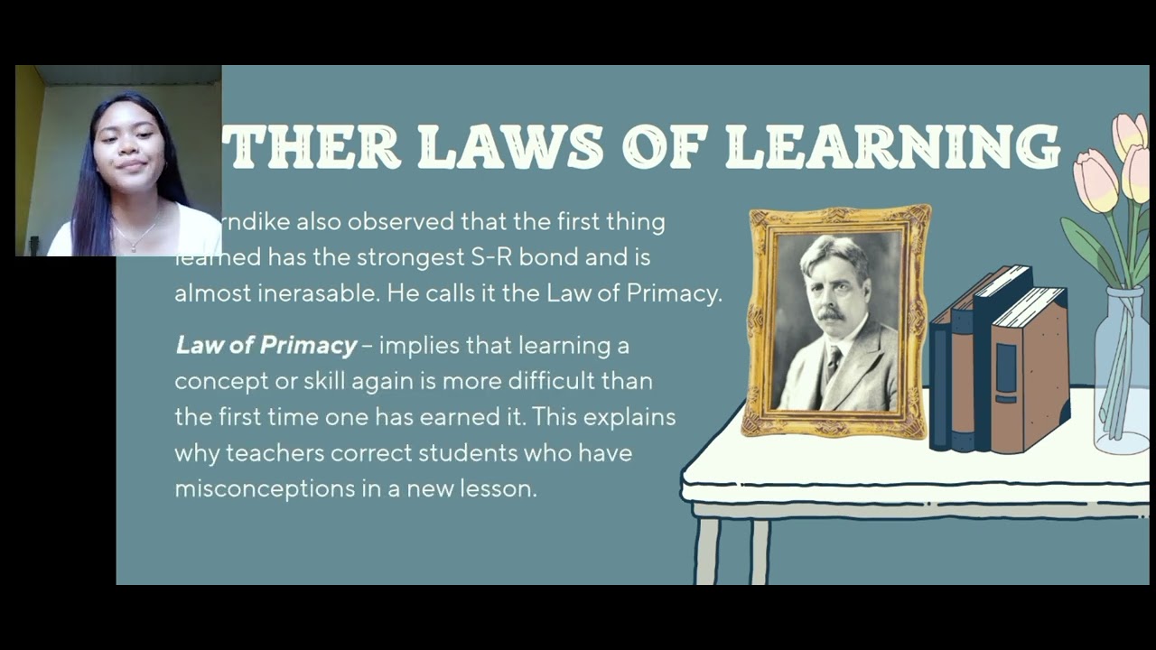 LESSON 2- THORNDIKE'S CONNECTIONISM - YouTube