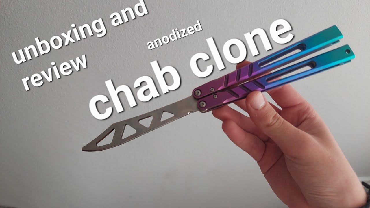unboxing and review of the anodized chab clone - YouTube