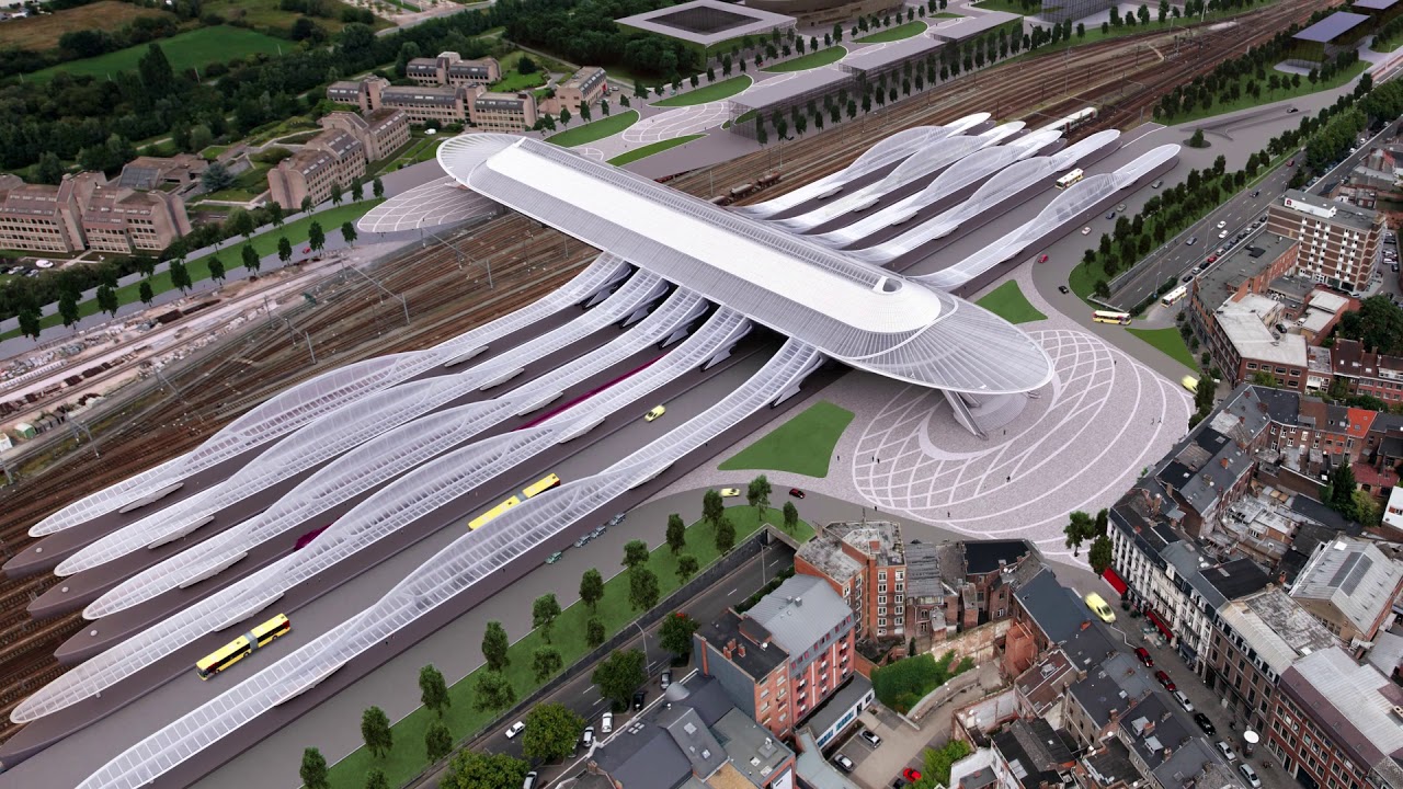 Gare de Mons - Du projet à la concrétisation - YouTube