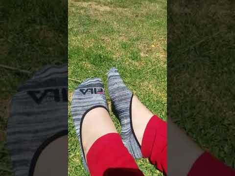 In my socks 1 foot fetish