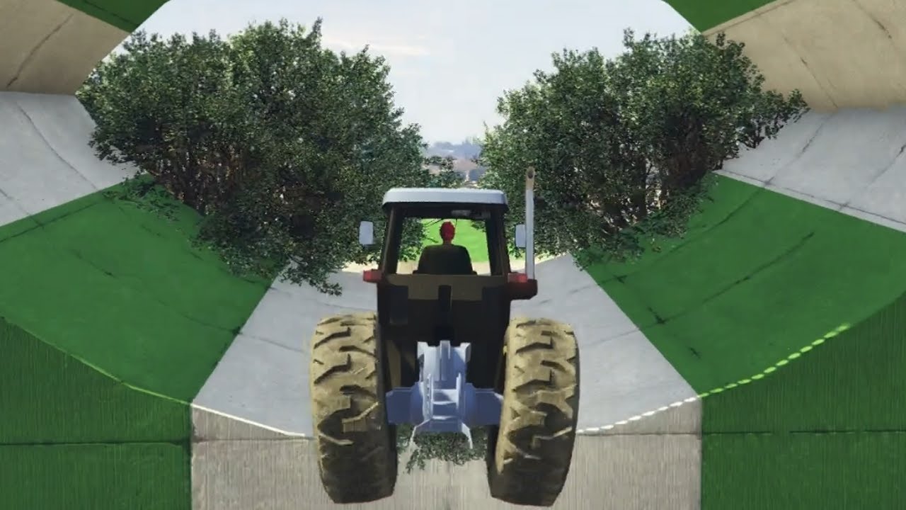 'GO IN THE HOLE' MET EEN TREKKER! (GTA V Online Races) - YouTube