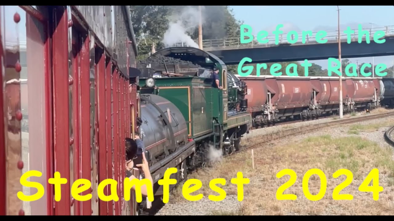 Hunter Valley Steamfest - Before the Great Train Race - YouTube