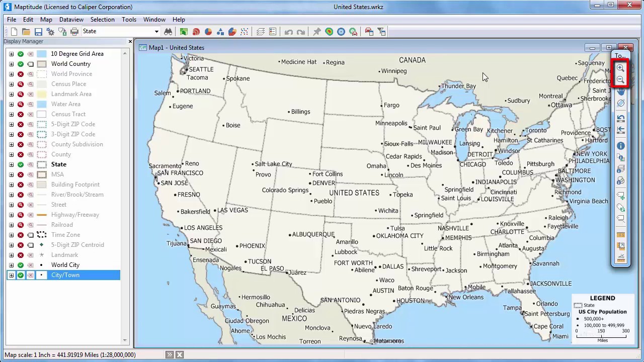 Maptitude 2019 Map Navigation, Map Zooming, Map Find - YouTube