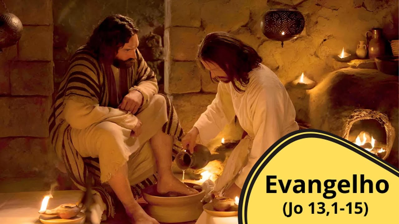 Se eu, o Senhor e Mestre, vos lavei os pés, também vós deveis lavar os ...