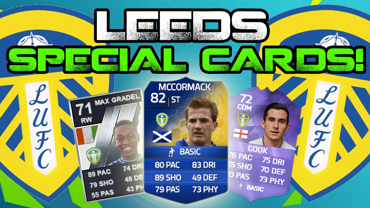 ALL LEEDS UNITED SPECIAL FIFA CARDS!! #LUFC - YouTube