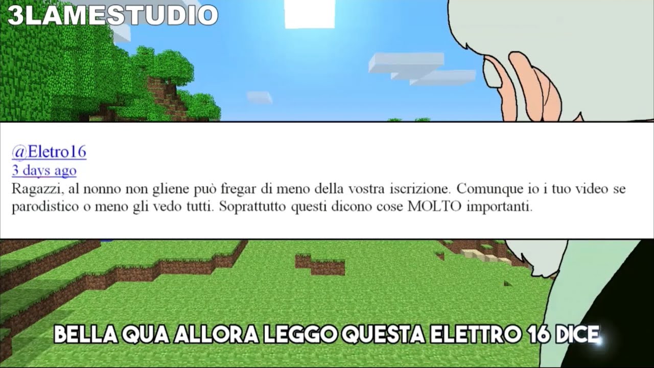 Il Nonno Cozzalo (⁠@3LAMESTUDIO) legge un mio commento e commenta - YouTube